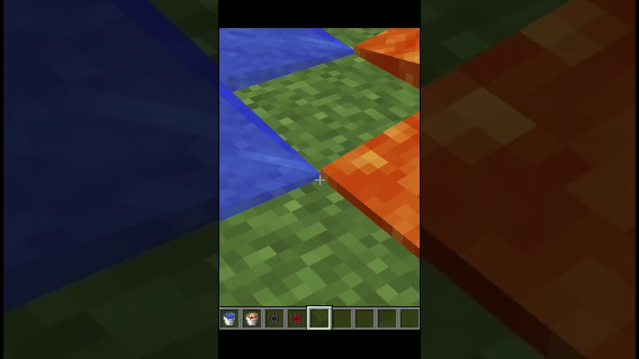 POTI TRECE PRIN APA/LAVA LA 1 PIXEL INALTIME? #shorts #minecraft ...
