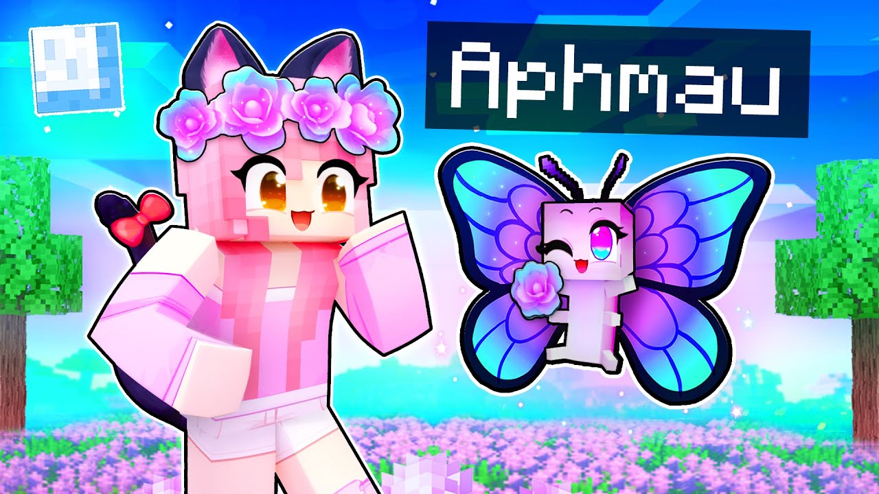 Playing as a HELPFUL BUTTERFLY in Minecraft! - Minecraft videos