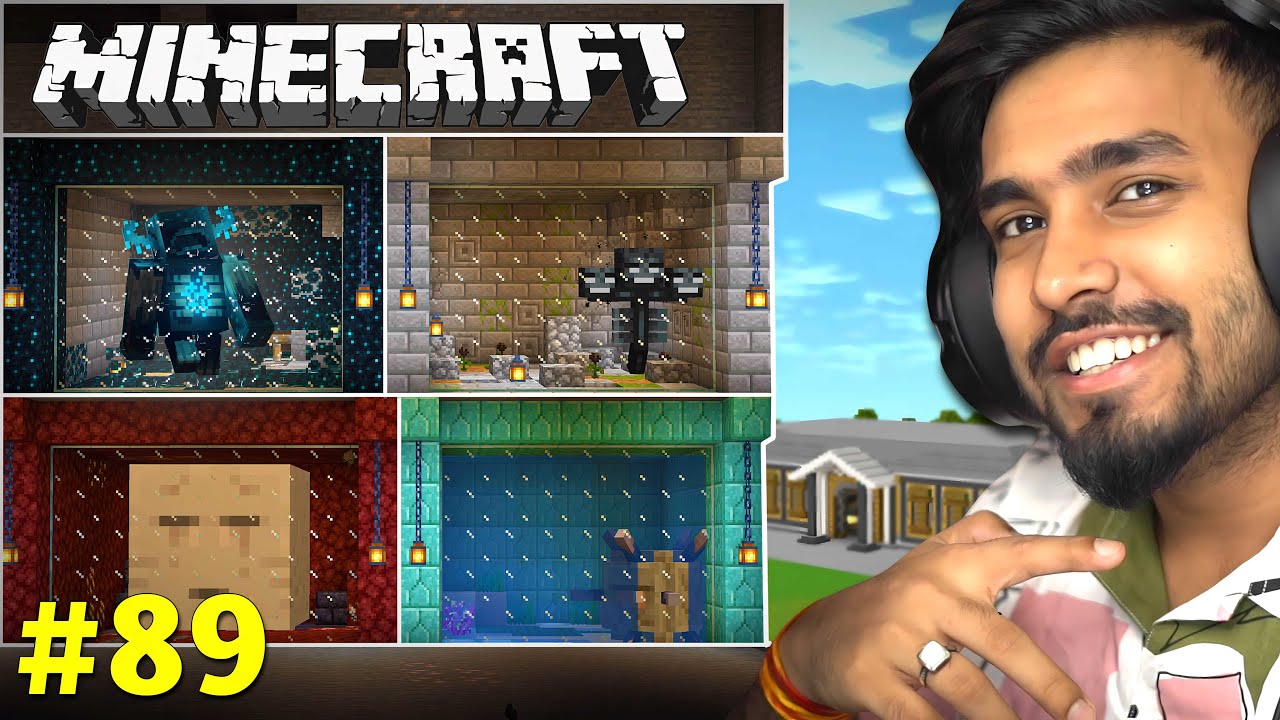 TRAPPING EVERY MOB IN MY MUSEUM | MINECRAFT GAMEPLAY #89 - Minecraft videos