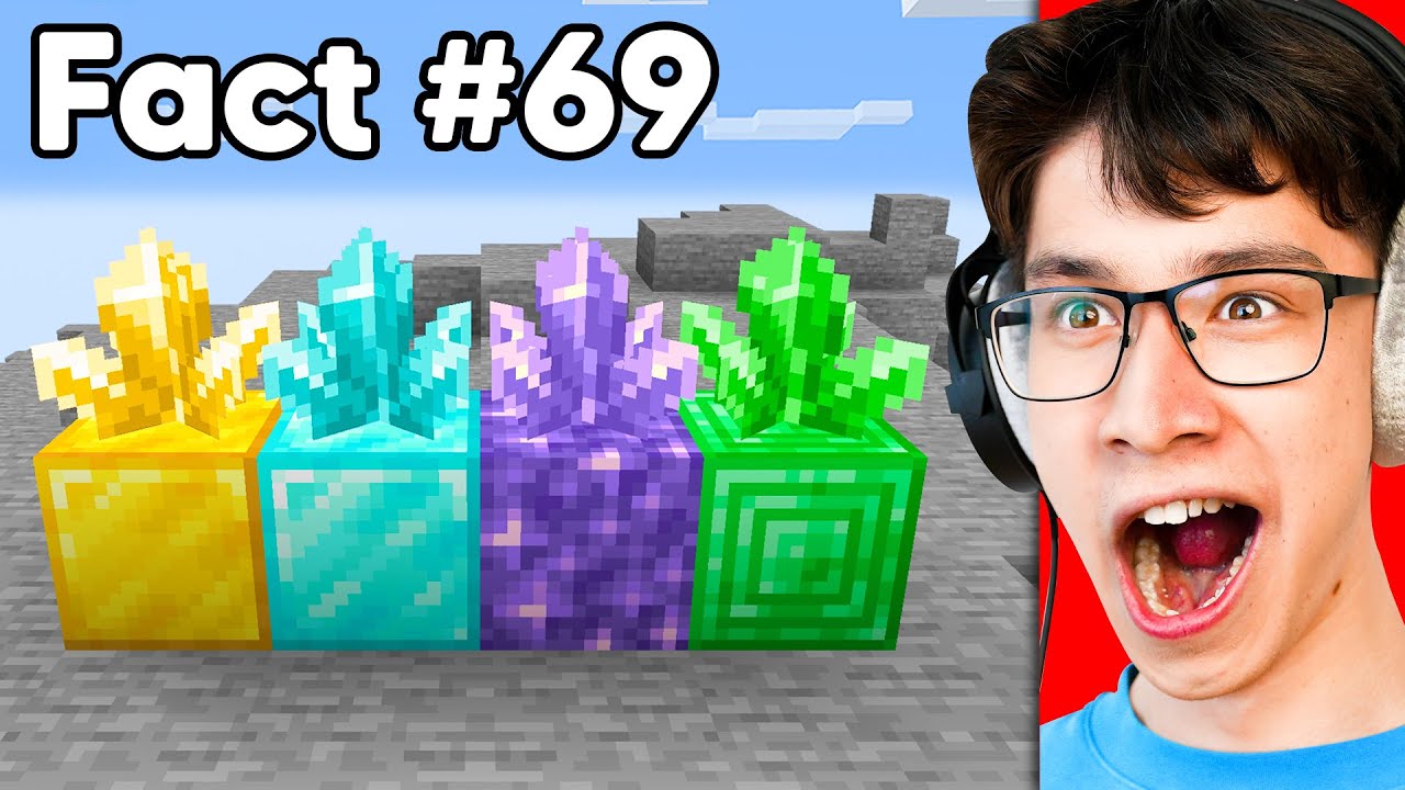 Testing 100 Minecraft Block Facts in 24 Hours - Minecraft videos