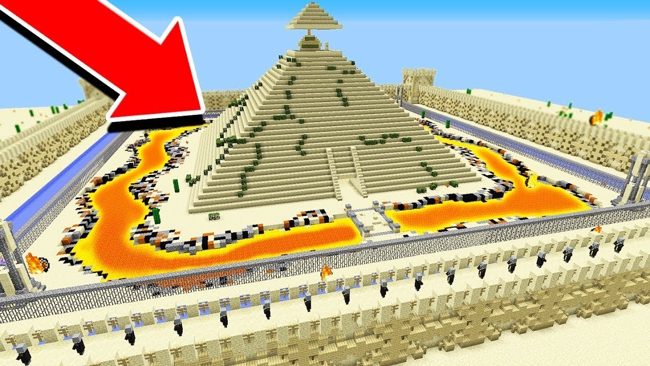 Testing Pyramid Traps To See If They Work in Minecraft! - Minecraft videos