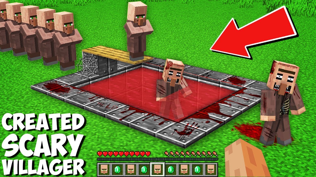 Why VILLAGERS JUMP INTO POOL OF BLOOD AND TURN INTO SCARY VILLAGERS in ...