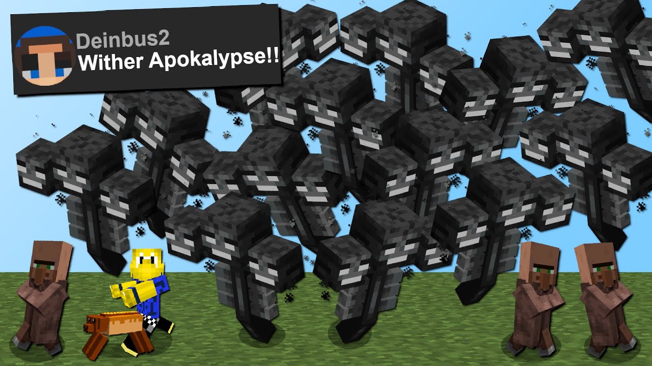 Wither Apokalypse TNT! (Eis Meteorit, Mob Feuerwerk, Strukturen TNT ...