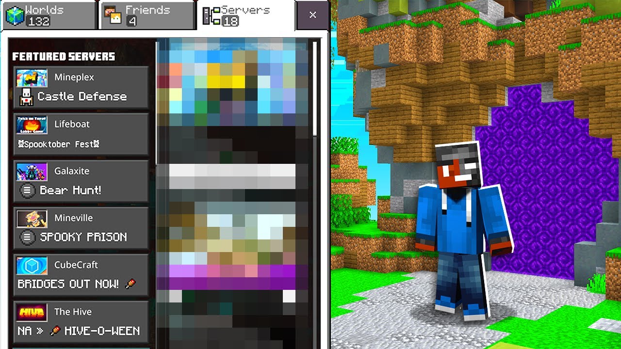 TOP 10 BEST MCPE SERVERS! - Minecraft PE (Pocket Edition, Xbox, Windows ...