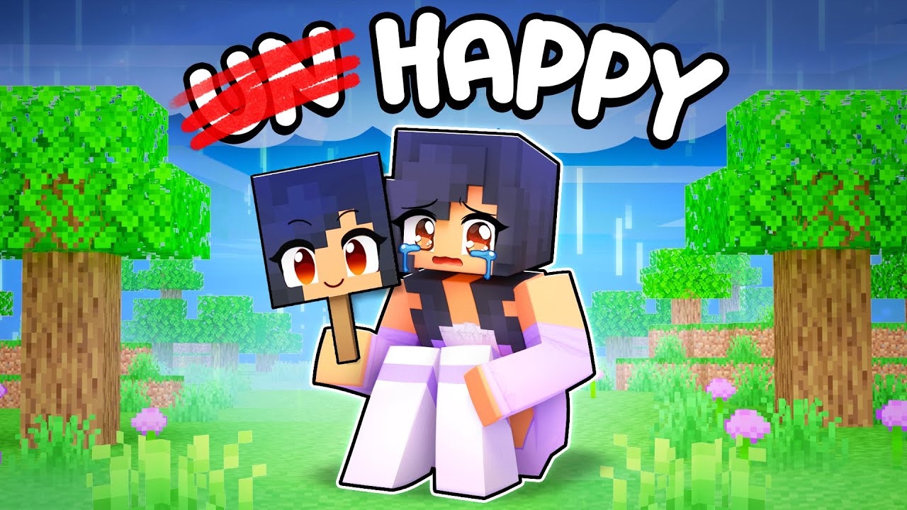 Aphmau is (UN)HAPPY in Minecraft! - Minecraft videos