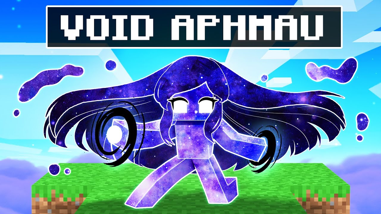 Becoming VOID APHMAU in Minecraft! - Minecraft videos