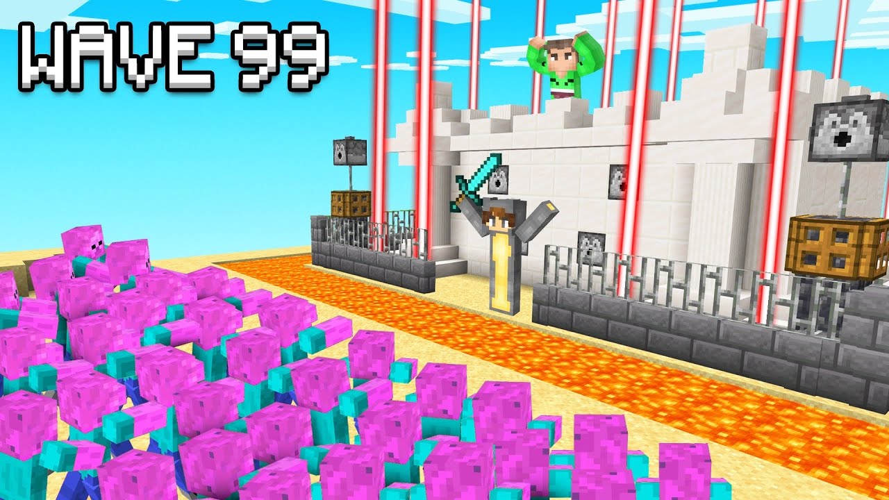 Building The Most Secure Base In Minecraft! (VS Ultra Zombies ...