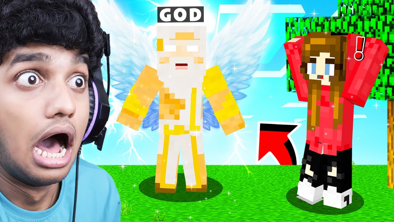 GOD POWER in Minecraft - Minecraft videos