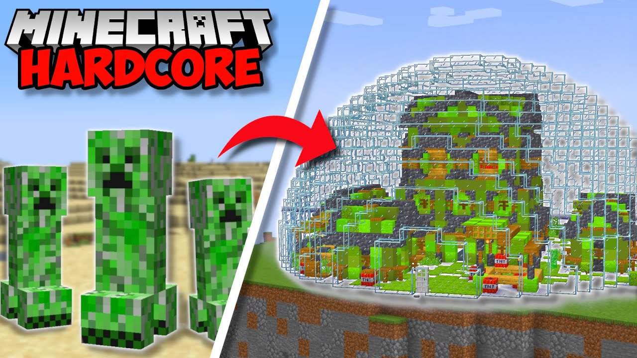 I Built A CREEPER CITY in Minecraft 1.19 Hardcore (#54) - Minecraft videos