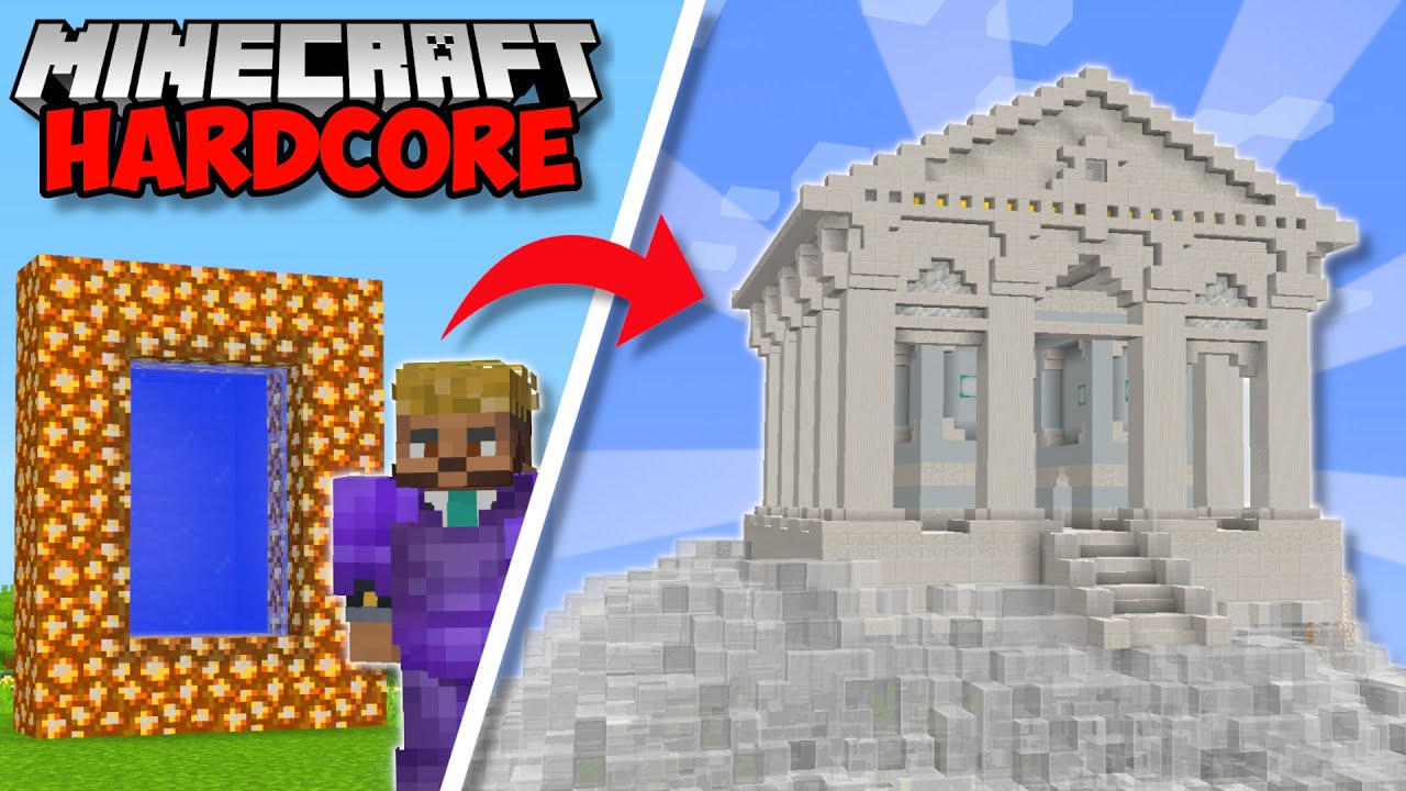 I Built A SKY DIMENSION in Minecraft 1.19 Hardcore (#55) - Minecraft videos