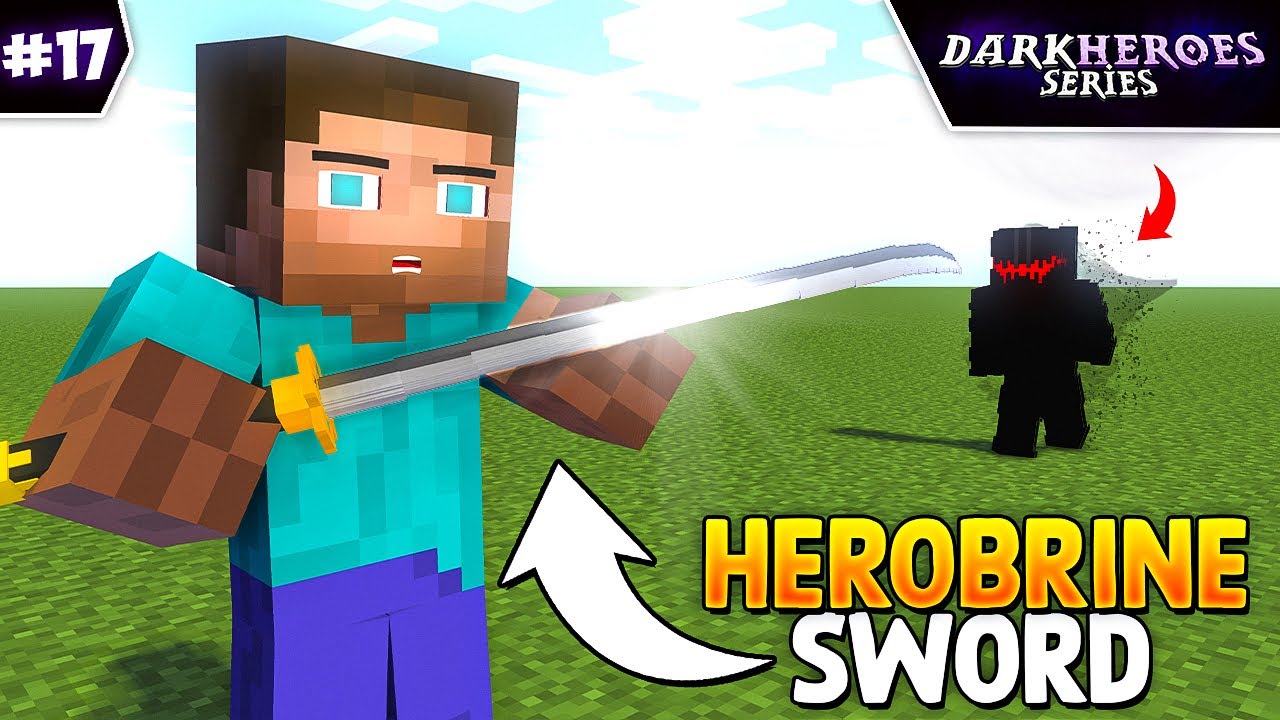 I Found HEROBRINE SWORD in Minecraft DarkHeroes [Episode 17 ...