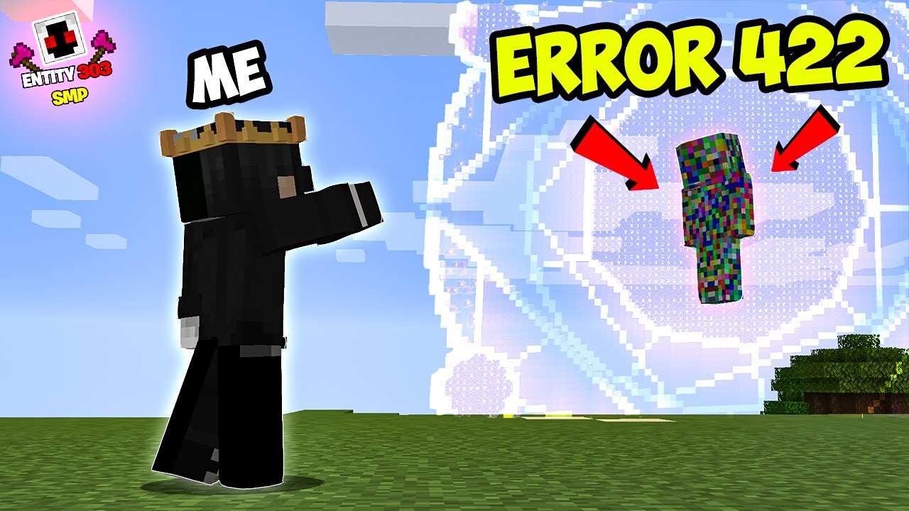 I Found The Glitch Entity ERROR 422 In This Horror Minecraft Server ...