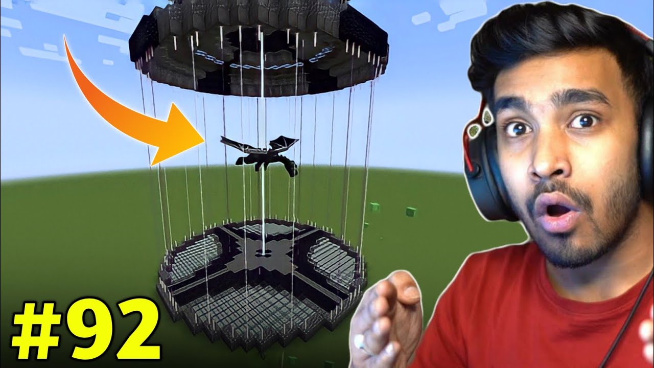 I TRAPPED ENDER DRAGON | MINECRAFT GAMEPLAY #92 | TECHNO GAMERZ MINECRAFT 92 | MINECRAFT PART 92 ...