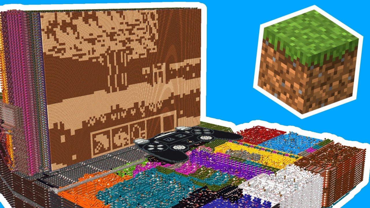 I made Minecraft in Minecraft with redstone! - Minecraft videos