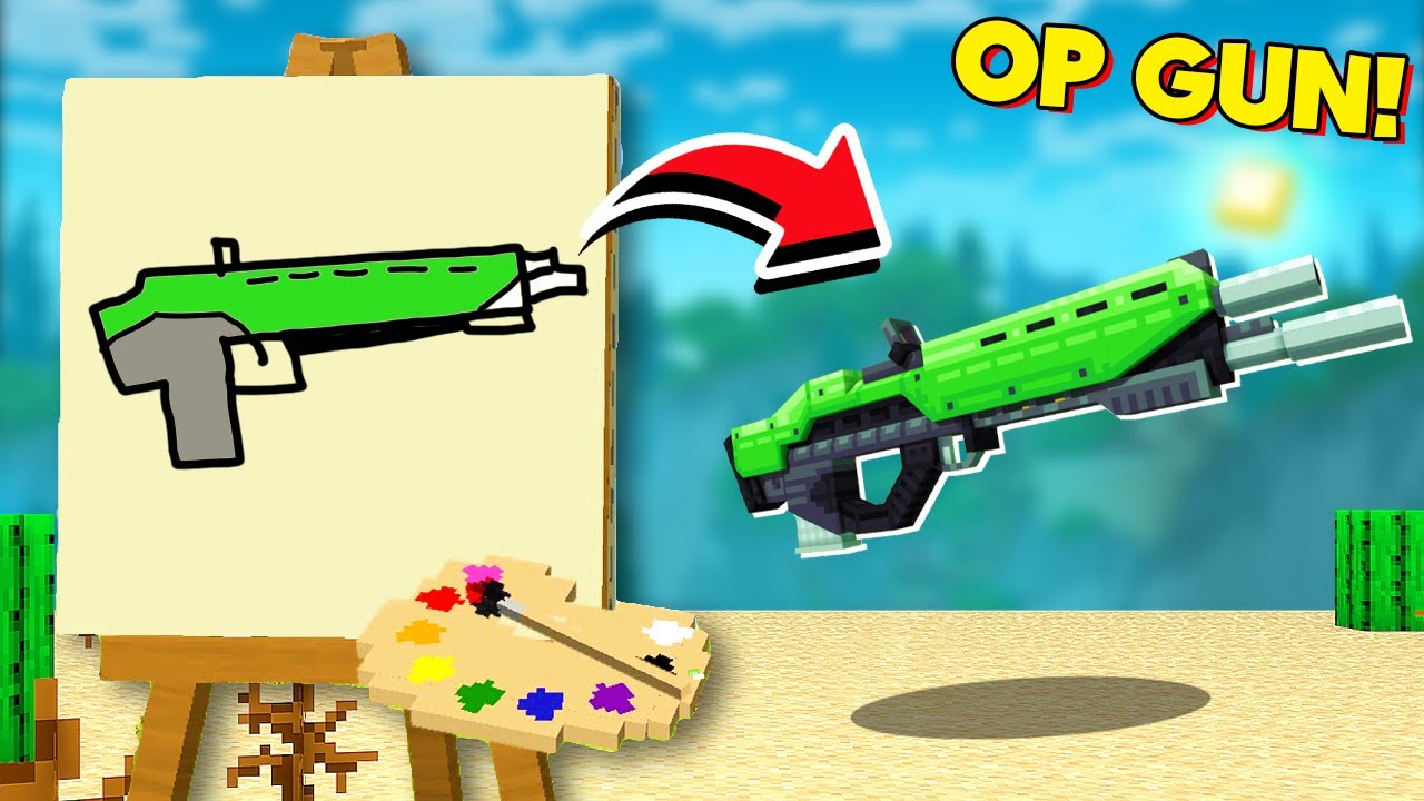 Minecraft But Anything I Draw, I Get it! - Minecraft videos