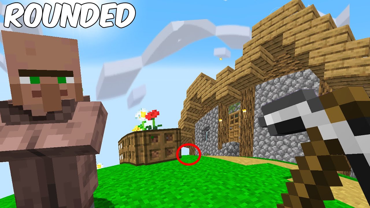 Minecraft, But Everything Is Round - Minecraft videos