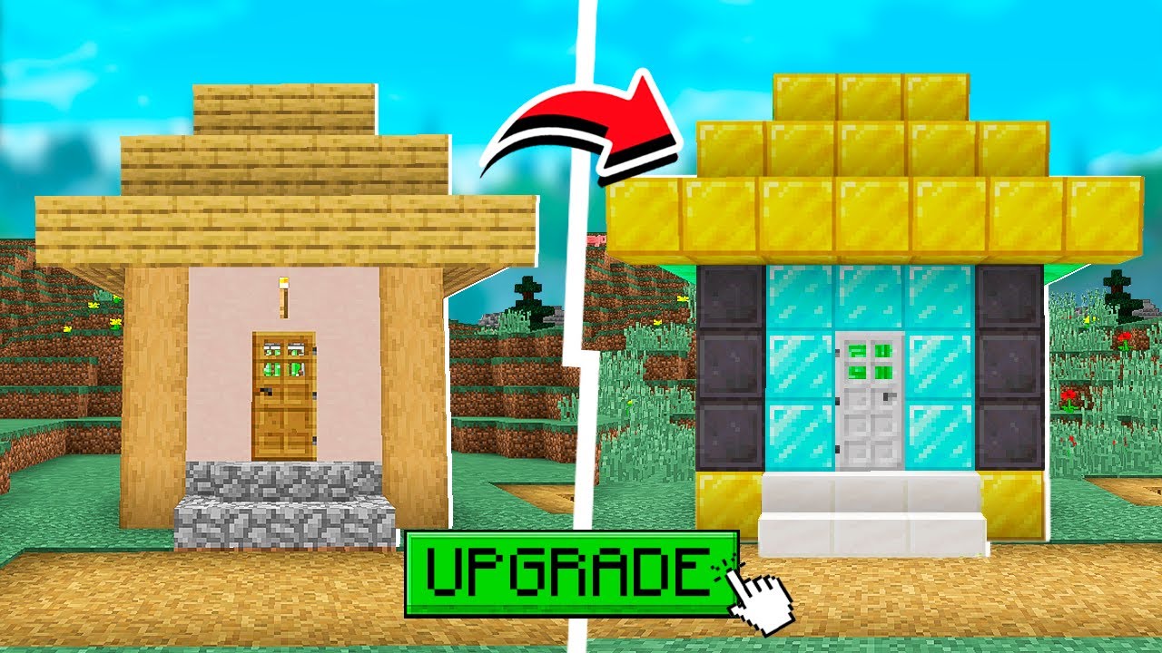 Minecraft, But I Can Upgrade Structures - Minecraft videos