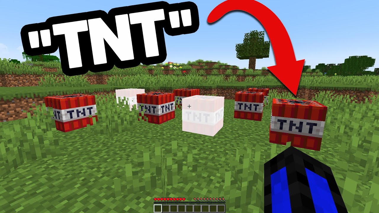 Minecraft, But If I Say "TNT" Then TNT Spawns... - Minecraft videos