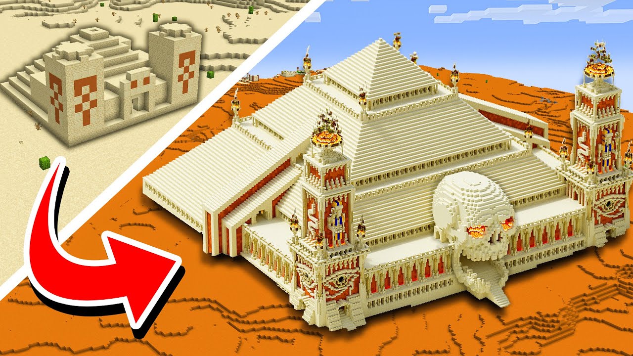 Minecraft, But Structures Are Upgraded - Minecraft videos