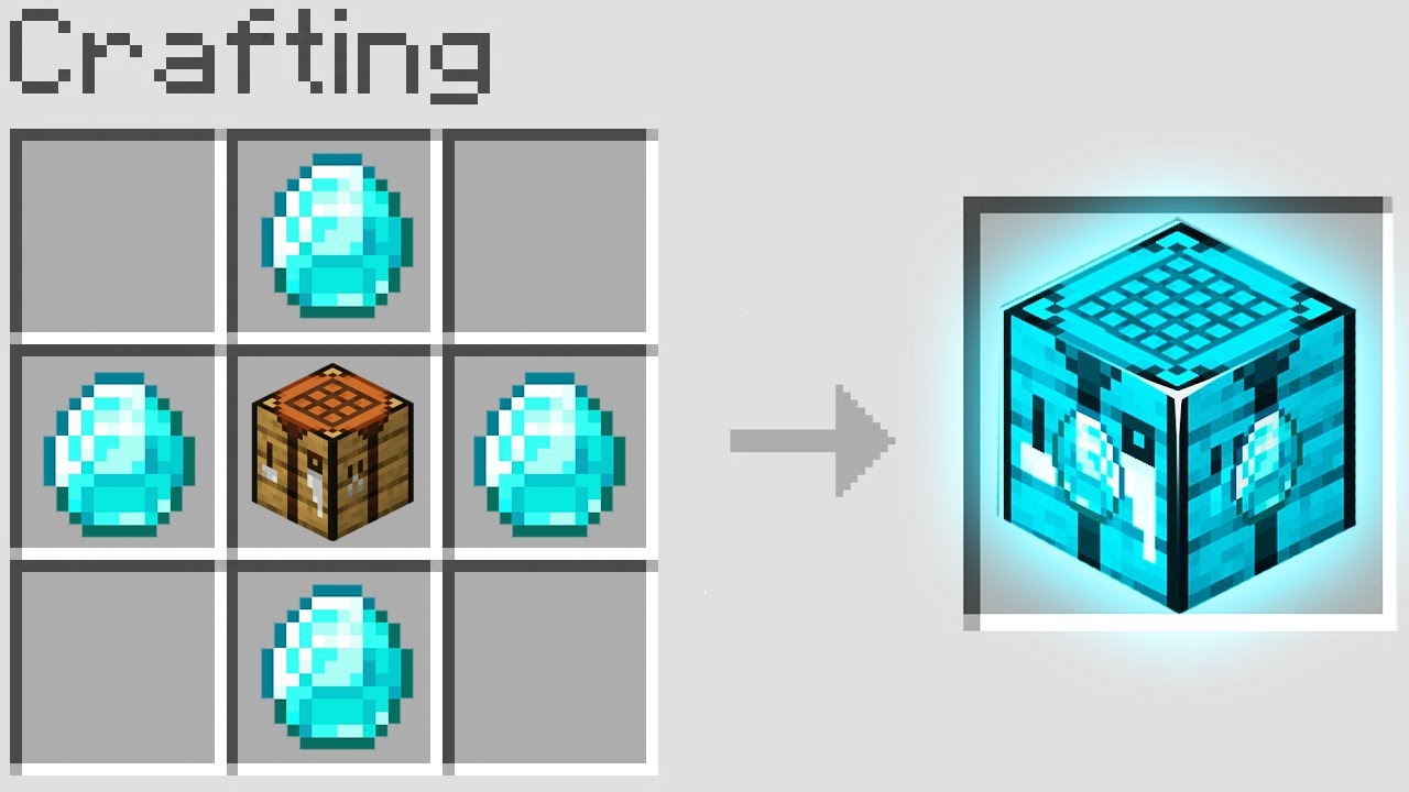 Minecraft But There Is Diamond Crafting Table - Minecraft videos