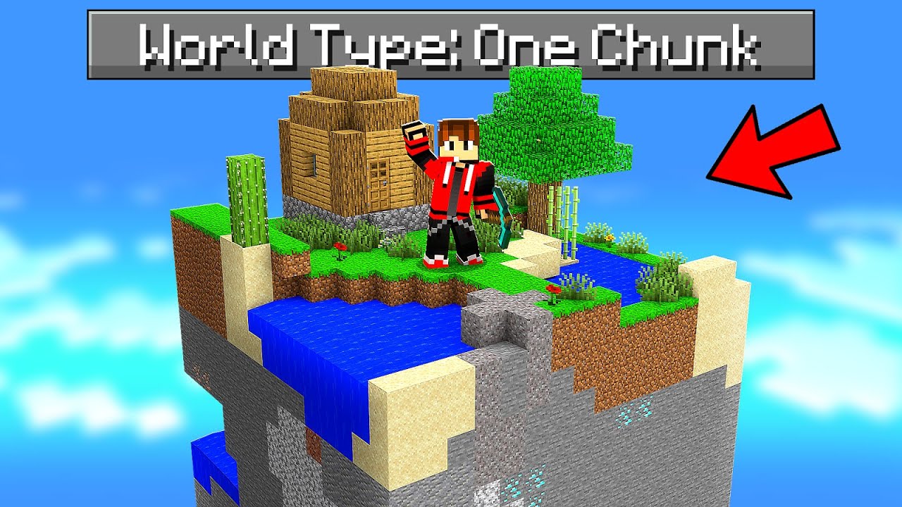 Minecraft, But You Have Only ONE CHUNK... - Minecraft videos
