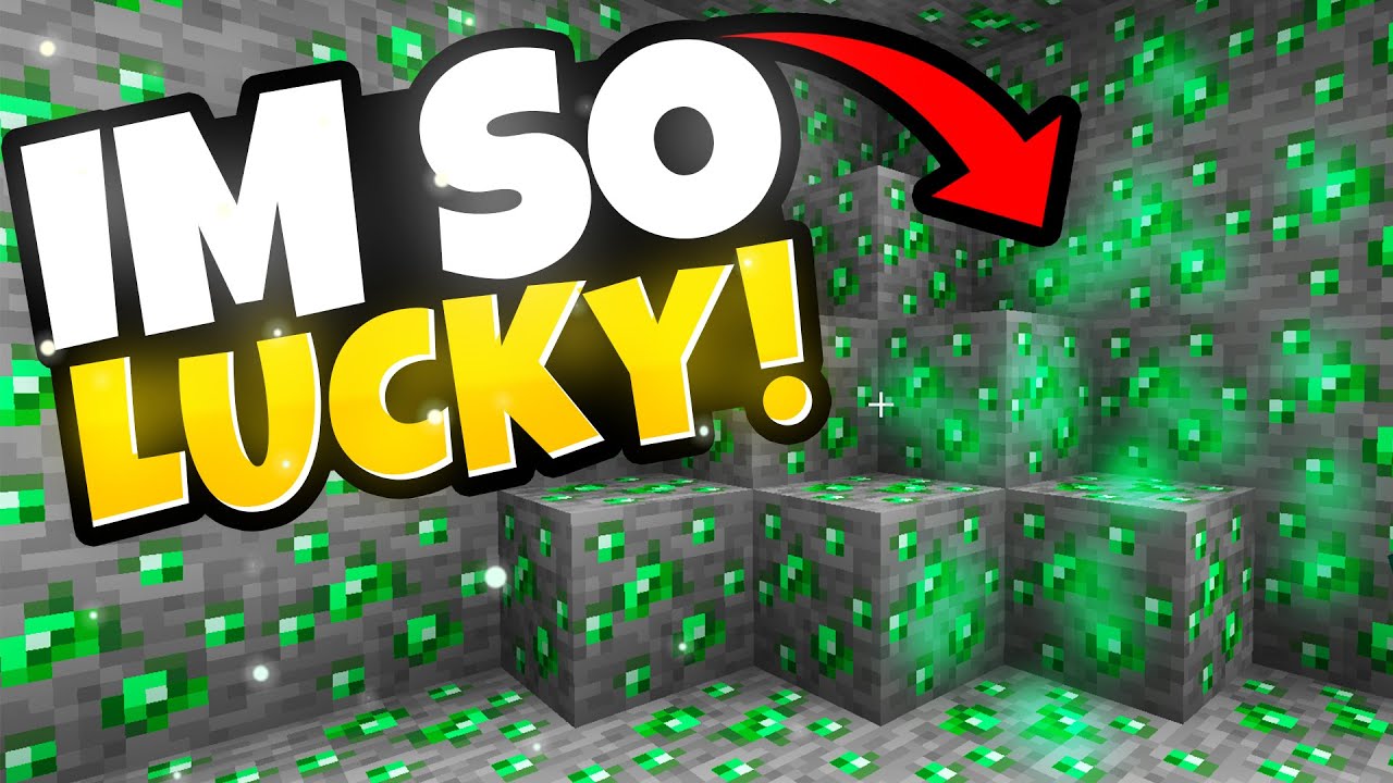 Minecraft I’m So Lucky #shorts - Minecraft videos