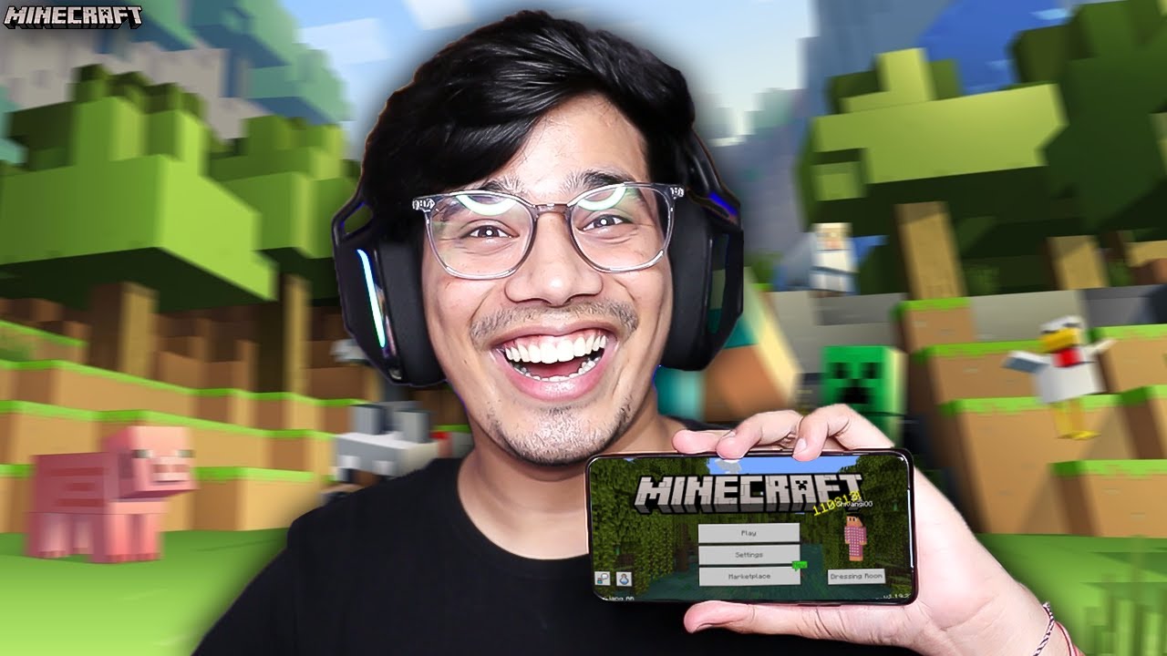 Minecraft On Mobile/PE Survival Series Ep #1 - Minecraft videos