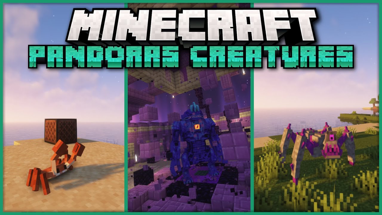 Minecraft: Pandoras Creatures Mod Showcase | 7 New & Interesting Mobs ...