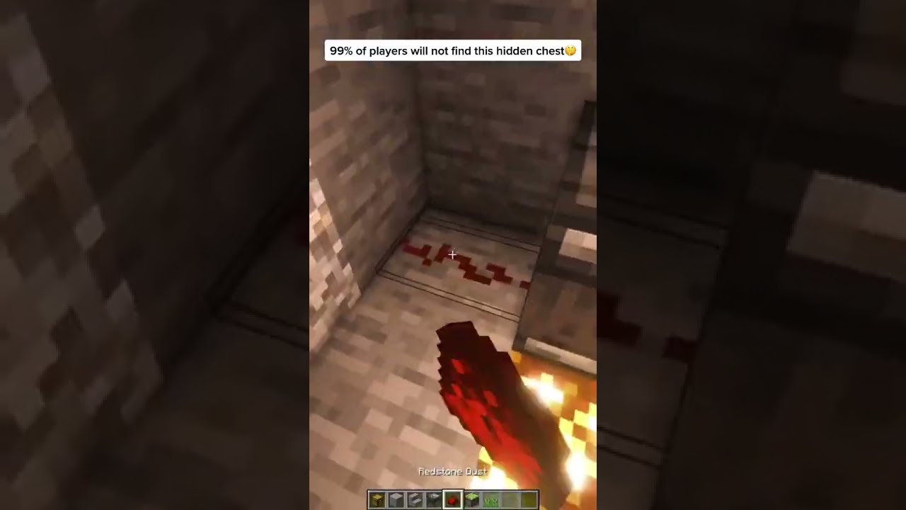 Minecraft: TOP SECRET Chest | #shorts - Minecraft videos