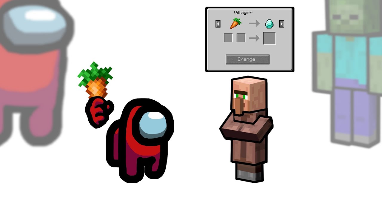 Mini Crewmate Kills 6 MINECRAFT Characters - Part 3 | Among Us ...