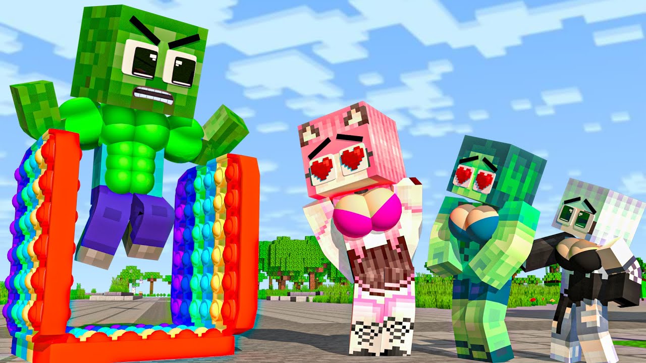 Monster School: Baby Zombie and Cute Girl - Sad Story - Minecraft ...