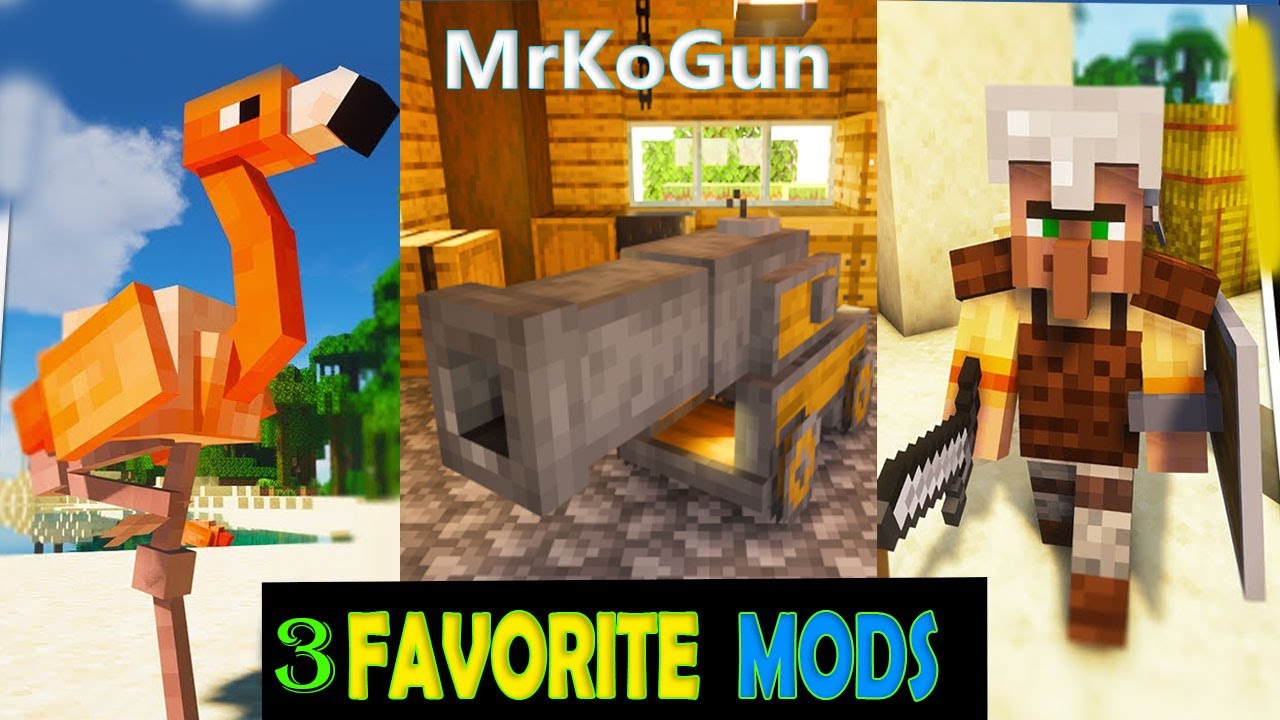 My Personal 3Favorite Minecraft Pe Mods Of All Time !! - Minecraft videos
