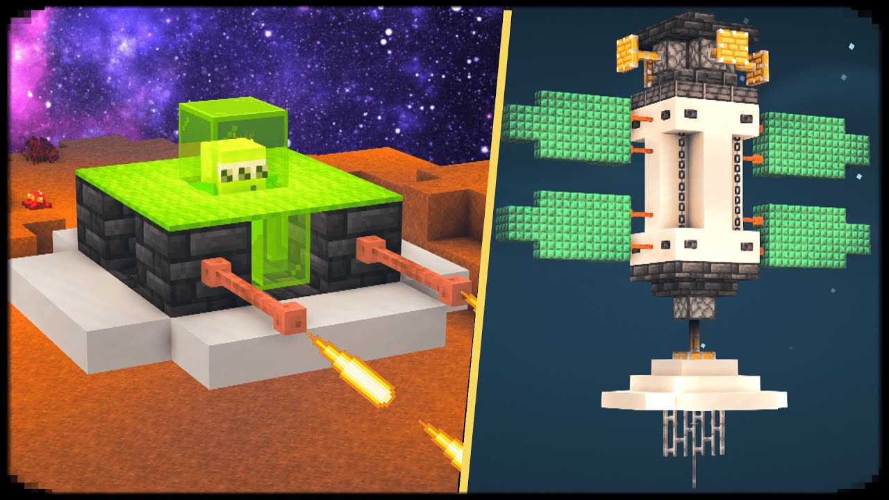 TOP 10 Space Build Hacks in Minecraft! - Minecraft videos