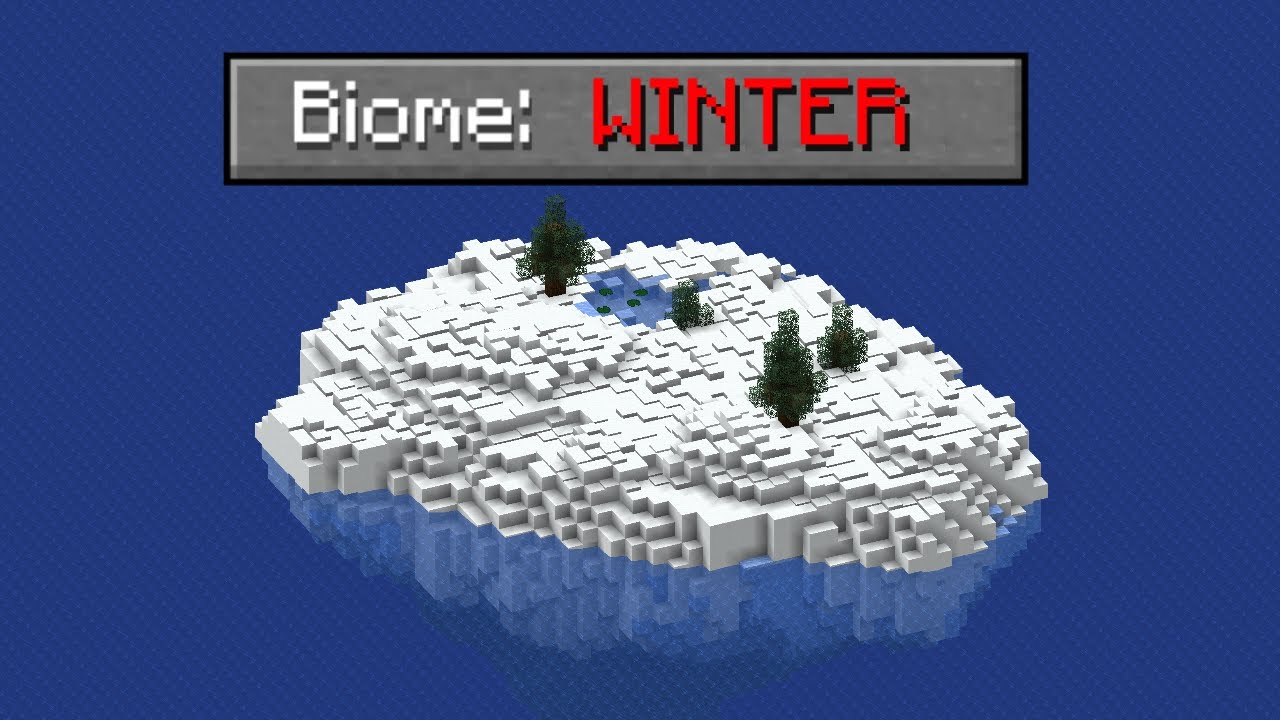 The FIRST biome added to Minecraft... - Minecraft videos