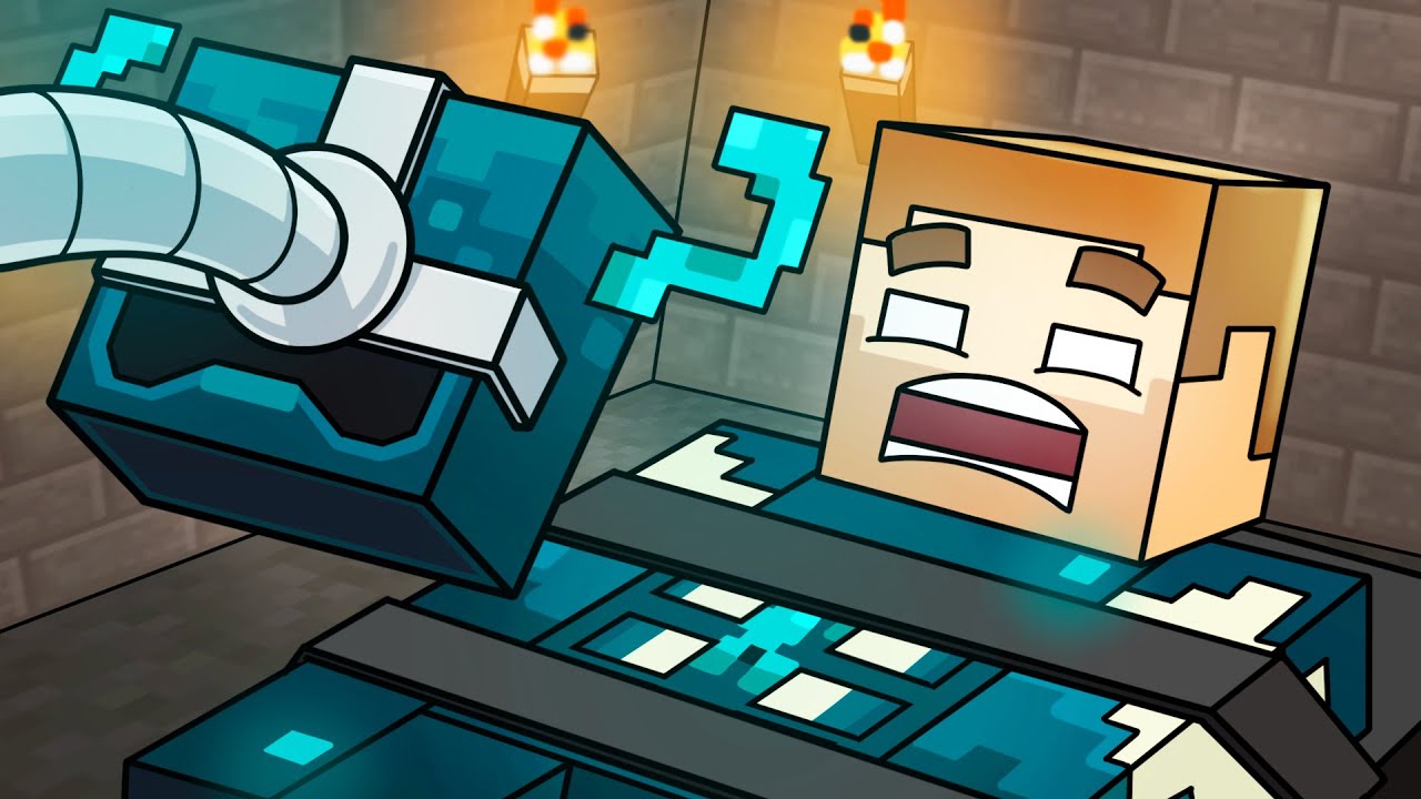 The ORIGIN of Minecraft's WARDEN! (Cartoon Animation) - Minecraft videos