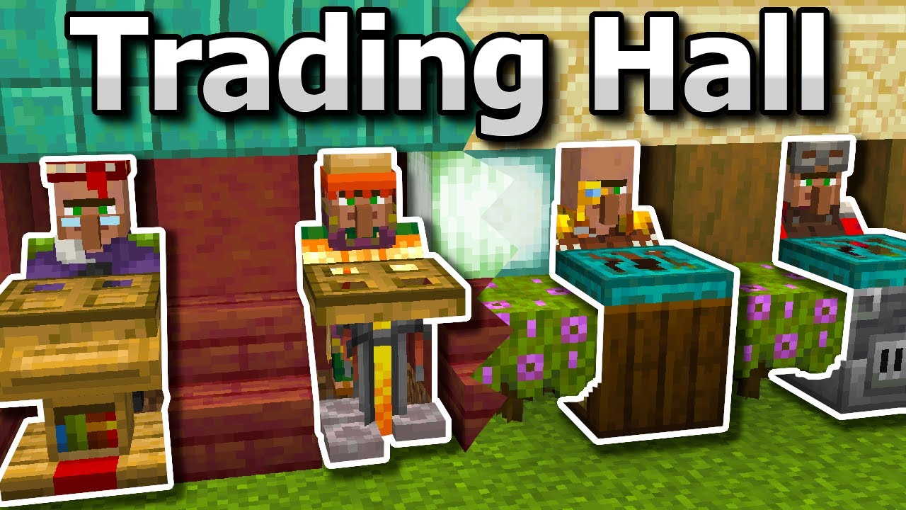 The Ultimate Minecraft 1.19 Villager Trading Hall Guide - Minecraft videos