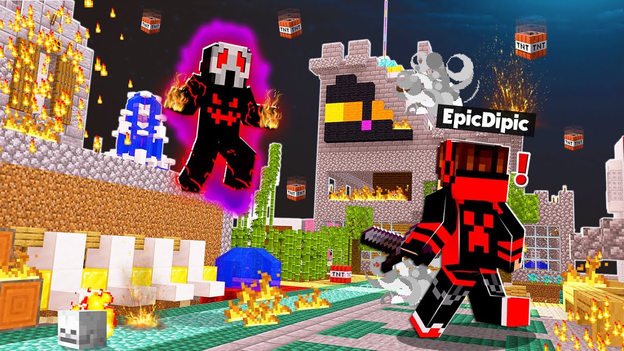 This God Entity DESTROYED My Survival World !!!!!!! - Minecraft videos