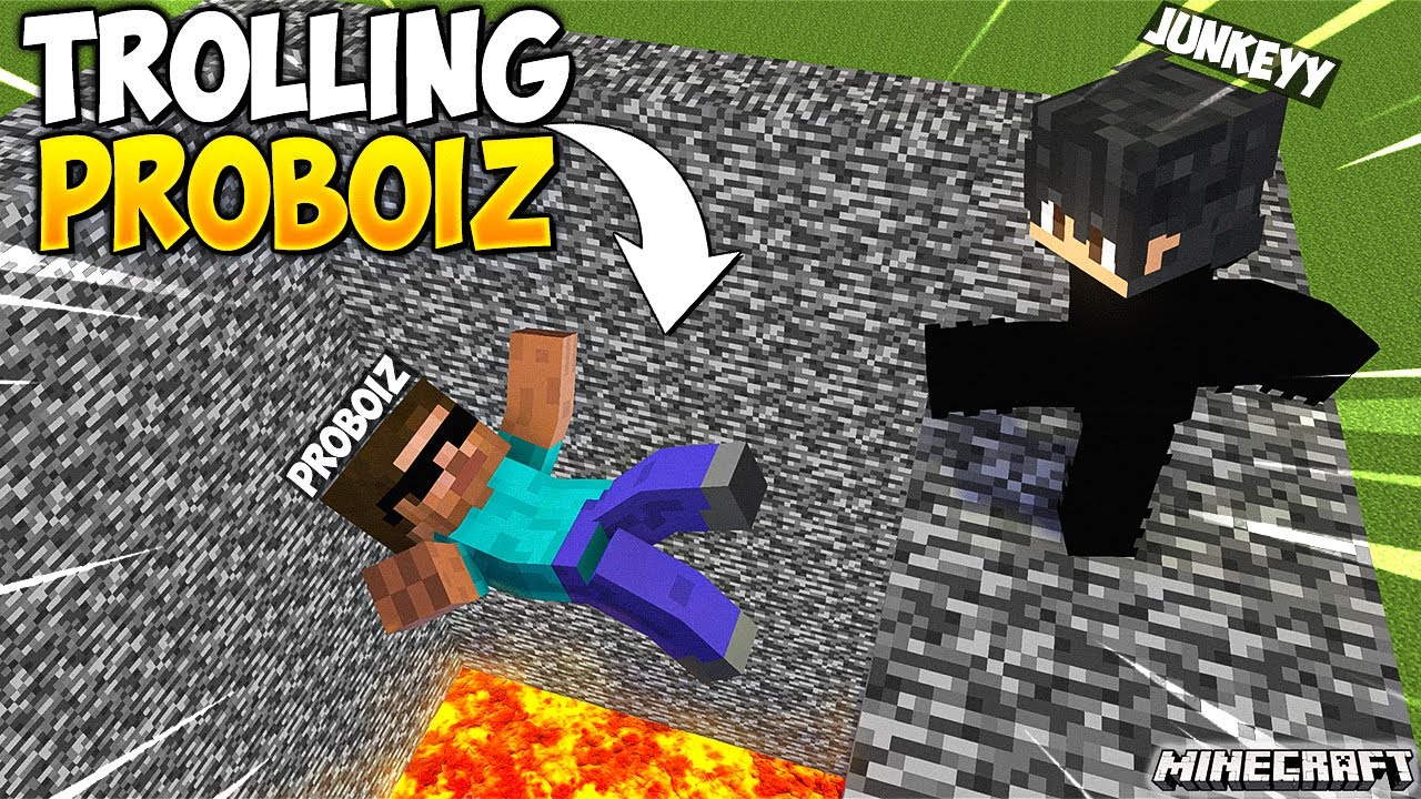 Trolling @ProBoiz 95 in Minecraft But... - Minecraft videos