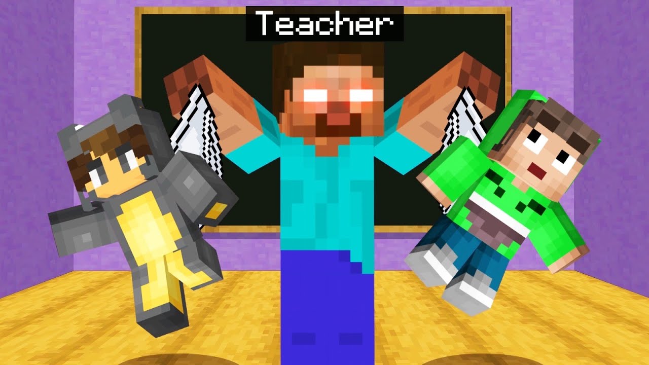 We Went To KINDERGARTEN In Minecraft! - Minecraft videos