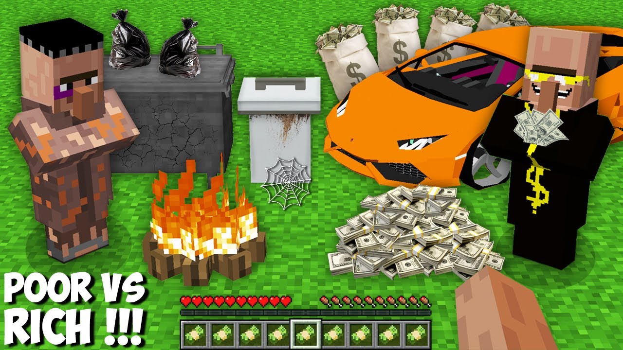 Who is BETTER RICHEST VILLAGER VS POOREST VILLAGER in Minecraft ...