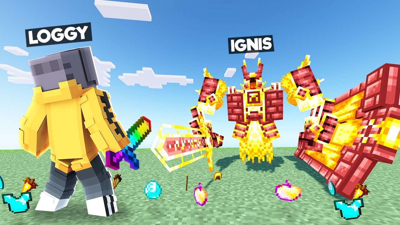 1000 MOBS ARMY VS LOGGY IN MINECRAFT - Minecraft videos