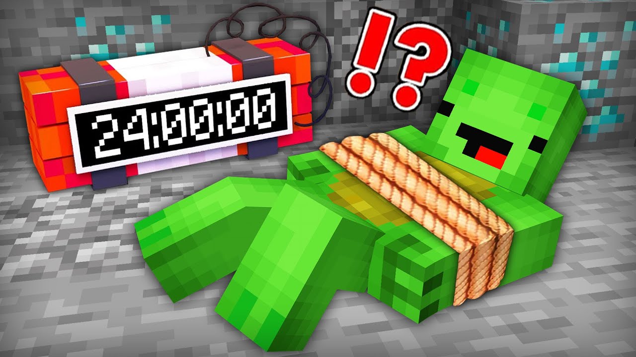 24 HOURS To Find Mikey In Minecraft! (Maizen Mazien Mizen) - Minecraft ...