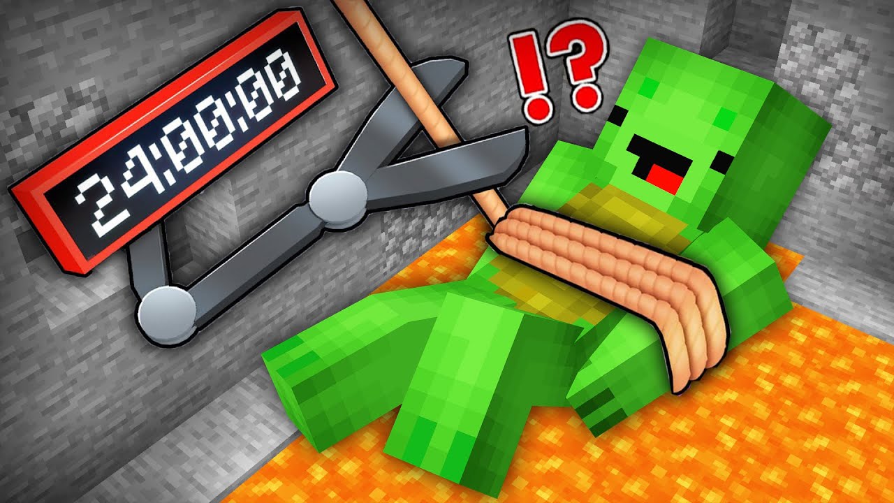 24 HOURS to Save Mikey in Minecraft! (Maizen Mazien Mizen) - Minecraft ...