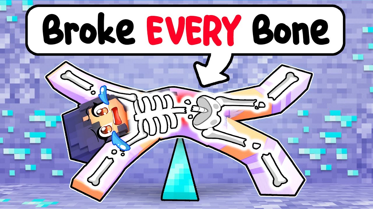 Aphmau Broke Every Bone In Minecraft Minecraft Videos