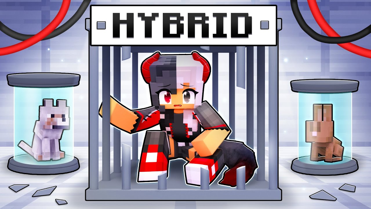 Becoming a HYBRID in Minecraft! - Minecraft videos