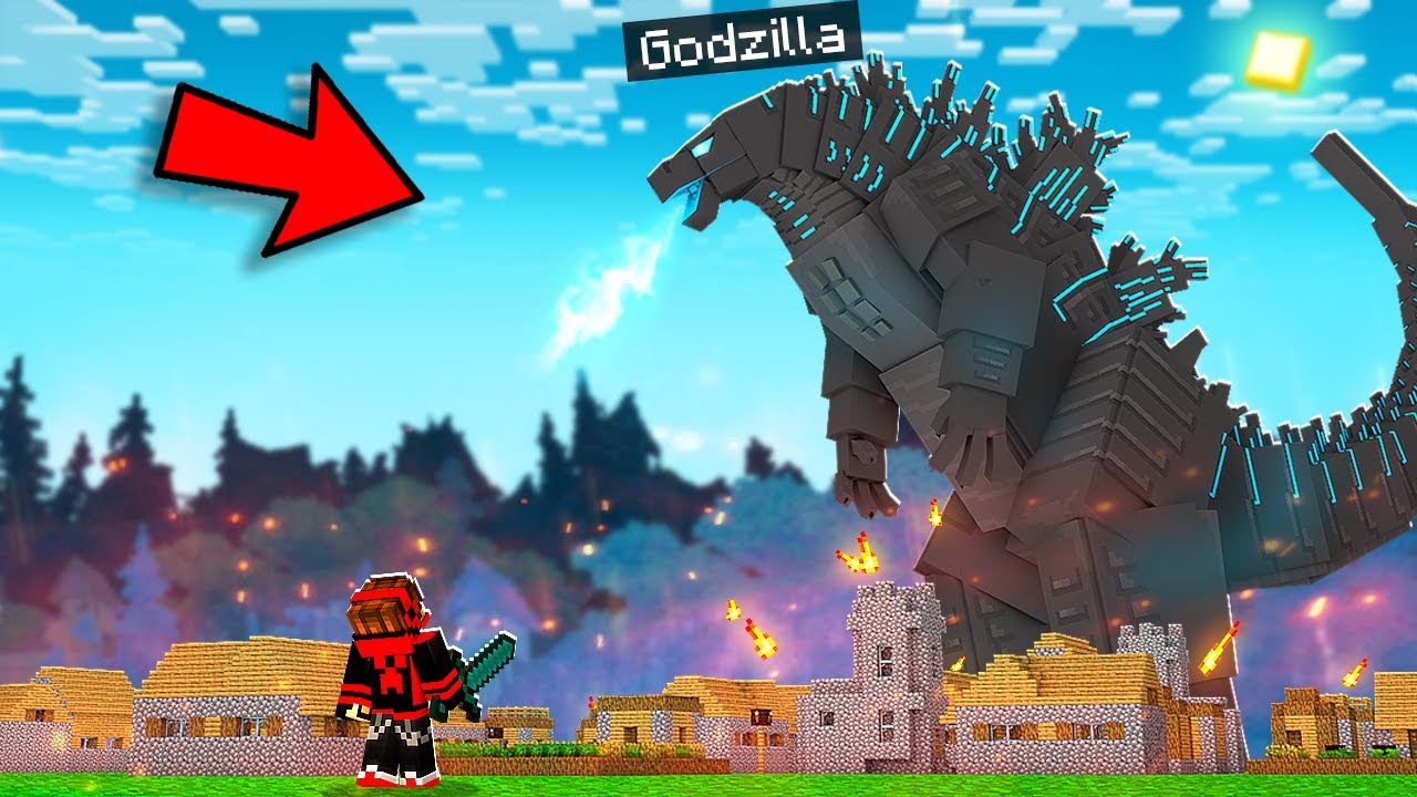 I Finally Killed GODZILLA In Minecraft !!!!! - Minecraft videos