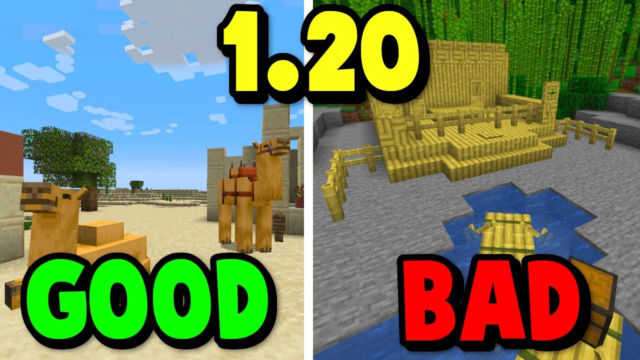 MINECRAFT 1.20 UPDATE GOOD OR BAD? - Minecraft videos