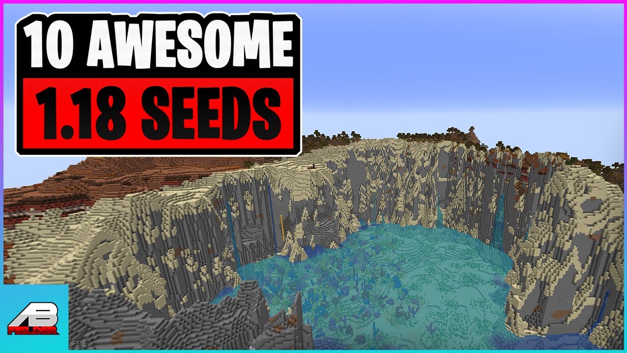 Minecraft 1.18 Seeds - 10 Awesome Seeds Part 1 - Minecraft videos