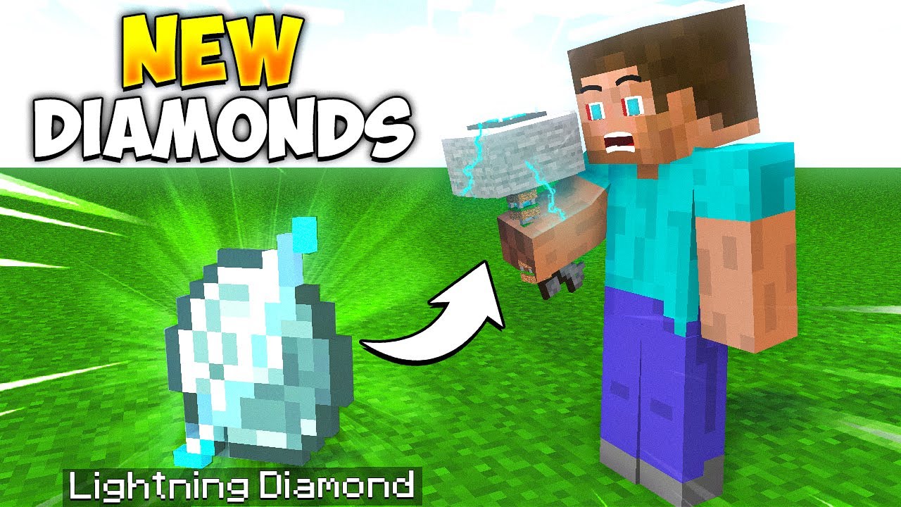 Minecraft But I Can Craft CUSTOM DIAMONDS... - Minecraft videos