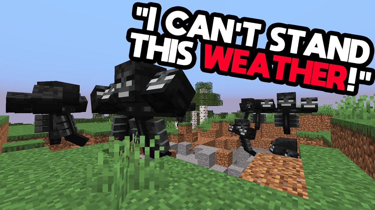 Minecraft, But If I Say Wither Then 10 Withers Spawn... - Minecraft videos